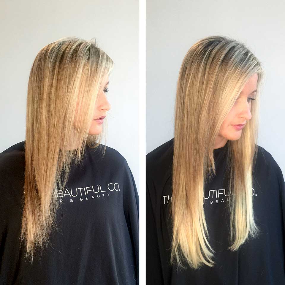 Keratin Fusion Hair Extensions | The Beautiful Co. Hair & Lashes